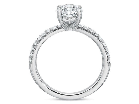 The French-Set Diamond Line Engagement Ring | Skeie's Jewelers